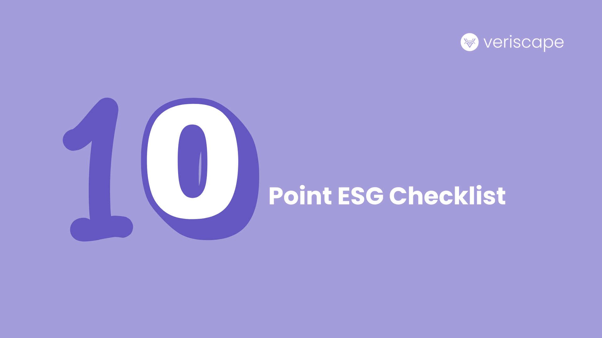 The 10-point ESG Checklist: Are You Ready?